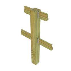 MiTek® 3-1/2" x 3/4" Triple Zinc Fence Bracket at Menards®