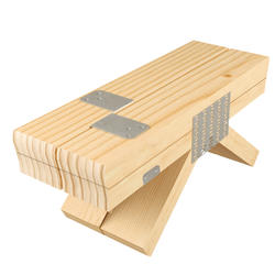 MiTek® 4" x 2" G90 Steel Modified Floor Truss Clip at Menards®