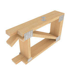 MiTek® 3" x 2" G90 Steel Floor Truss Clip at Menards®