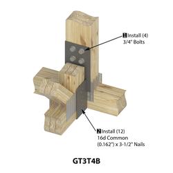 MiTek® 7" x 5-1/2" x 19" 3-Ply Girder Truss Hanger at Menards®