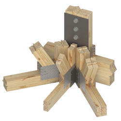 MiTek® 8" x 5-1/2" x 22" 2-Ply Hip and 1-Ply Jack Girder Truss Hanger ...