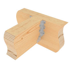 MiTek® 4" x 8"-10" G90 Steel Slant Nail Face Mount Hanger at Menards®