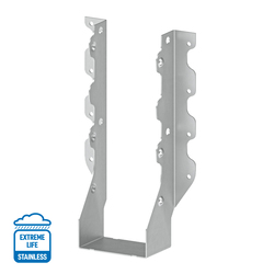 MiTek® 2" x 10"-14" Stainless Steel Slant Nail Double Joist Hanger at ...