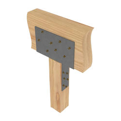 MiTek® 3-1/4" x 3-5/8" Steel Post to Beam Connector with Screws at Menards®