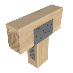 MiTek® 5-1/2" x 7-1/2" Steel Post to Beam Connector with Screws at Menards®