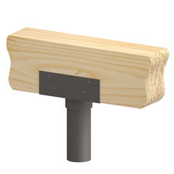 MiTek® 4" x 6-1/8" Steel Lally Post to Beam Connector at Menards®
