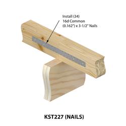 MiTek® 2-1/16" x 27" G90 Steel Strap Tie at Menards®