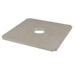 MiTek® 2" x 2" Triple Zinc Bearing Plate with 5/8" Bolt Diameter at ...