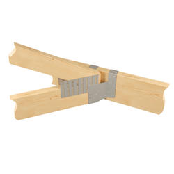 MiTek® 1-5/8" x 12-3/4" G90 Steel Skewed Left Adjustable Strap Hanger ...