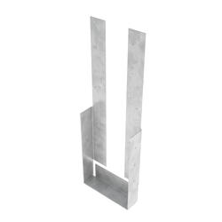 MiTek® 7-1/4" x 22-1/8" G90 Steel Inverted Flange Adjustable Double ...