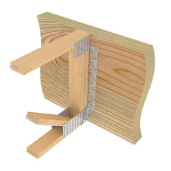 MiTek® 3-5/8" x 21-1/2" G90 Steel Adjustable Strap Hanger at Menards®