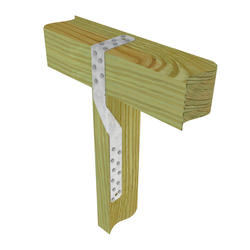 MiTek® 1-1/4" x 16" Triple Zinc Twist Strap at Menards®