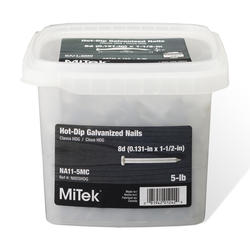 MiTek® 8D x 1-1/2" Hot-Dipped Galvanized Joist Hanger Nail - 5 lb. Box ...
