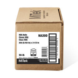 MiTek® 20D x 2-1/2" Hot-Dipped Galvanized Joist Hanger Nail - 50 lb ...