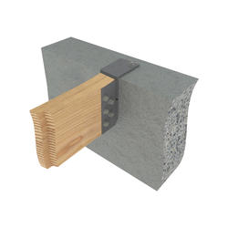 MiTek® 3-1/8" x 9-1/4" Steel Narrow Flange High Uplift Masonry Hanger ...