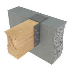 MiTek® 5-5/8" x 11-1/4" Steel Narrow Flange High Uplift Masonry Hanger ...