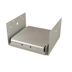 MiTek® 6" x 6" Triple Zinc Rough Adjustable Post Base at Menards®