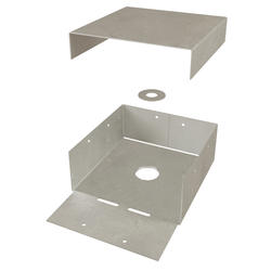 MiTek® 6" x 6" Triple Zinc Rough 4-Sided Post Anchor at Menards®