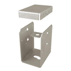 MiTek® 4" x 6" Triple Zinc 2-Sided High Uplift Post Anchor at Menards®