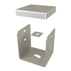 MiTek® 6" x 6" G90 Steel 2-Sided High Uplift Post Anchor at Menards®