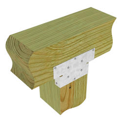 MiTek® 6" x 6" Triple Zinc Rough Post to Beam Connector at Menards®