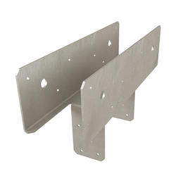 MiTek® 4" x 8" 12-Gauge G90 Steel Post to Beam Connector at Menards®