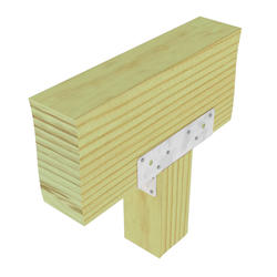 MiTek® 6" x 6" Triple Zinc Post to Beam Connector at Menards®