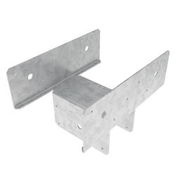 MiTek® 4" x 8" 12-Gauge G90 Steel Post to Beam Connector at Menards®