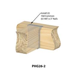 MiTek® 2" x 6" G90 Steel Double Panel Hanger at Menards®