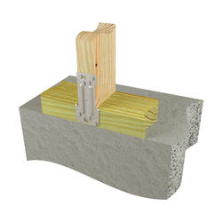 MiTek® 1-1/2" x 4-1/8" 2X G90 Steel Stud Plate Tie at Menards®