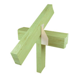 MiTek® 5-1/4" x 1-7/8" Stainless Steel Rafter-to-Stud Hurricane/Seismic ...