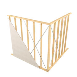 MiTek® 1-1/4" x 14' 3" G90 Steel Rolled Wall Bracing - 10 Count at Menards®