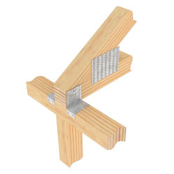 MiTek® 3-1/4" x 3-1/2" G90 Steel Top Supplementary Bearing Plate at ...