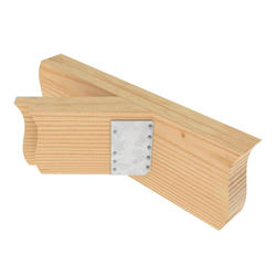 MiTek® 2" x 8"-12" G90 Steel Skewed Left 45° Double Hanger at Menards®