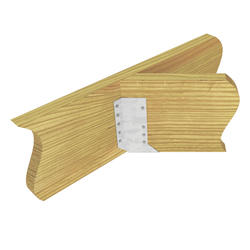 MiTek® 2" x 8"-12" G90 Steel Skewed Right 45° Hanger at Menards®