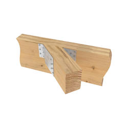 MiTek® 4" x 6"-8" G90 Steel Heavy Skewed Right Hanger at Menards®