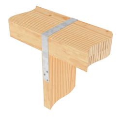 MiTek® 7-5/16" x 8-1/2" 8X G90 Steel Stud Plate Tie at Menards®