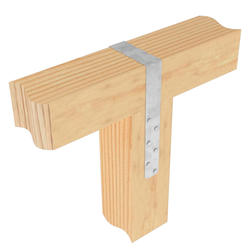 MiTek® 3-9/16" x 8-5/8" 4X G90 Steel Stud Plate Tie at Menards®