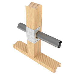 MiTek® 5" x 3-1/16" G90 Steel Double Stud Shoe at Menards®