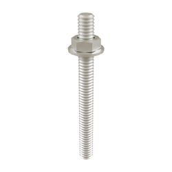 MiTek® 1/2"-13 x 6" Hot-Dipped Galvanized Threaded Rod - 2 Count at ...