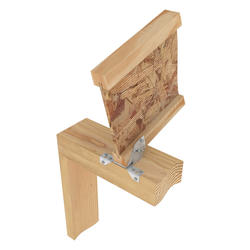 MiTek® 1-3/4" Rafter Width G90 Steel Adjustable Rafter-to-Plate ...