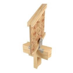 MiTek® 1-1/2" Rafter Width G90 Steel Adjustable Rafter-to-Plate ...