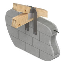 MiTek® 4-3/4" x 23" 7/12 Pitch Uplift Girder Tie at Menards®