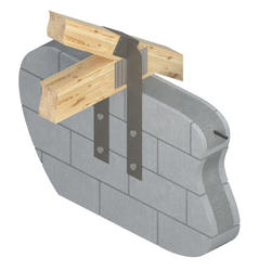 MiTek® 4-3/4" x 30-1/2" 8/12 Pitch Uplift Girder Tie at Menards®