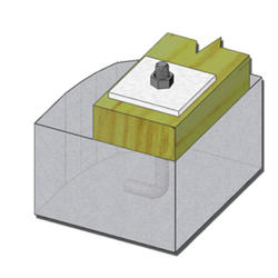 MiTek® 3 x 3" Bearing Plate with 5/8" Bolt Diameter at Menards®