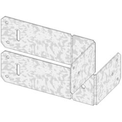 MiTek® 4" x 2" G90 Steel Modified Double Floor Truss Clip at Menards®