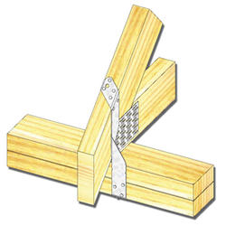 MiTek® 1-1/4" x 12" G90 Steel Twist Strap at Menards®