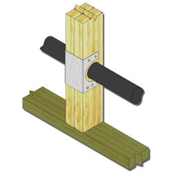 MiTek® 5" x 3-1/16" G90 Steel Double Stud Shoe at Menards®