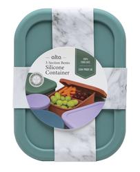 Alta 3-Section Bento Sage Silicone Food Storage Container at Menards®