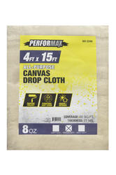 Performax® 4' x 15' Canvas Drop Cloth at Menards®